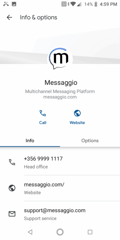 RCS Google RBM messaging — Advanced Messaging Solution